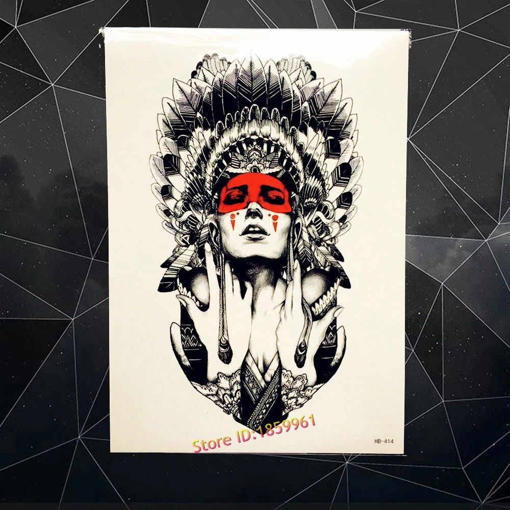 Native American Warrior Tattoo