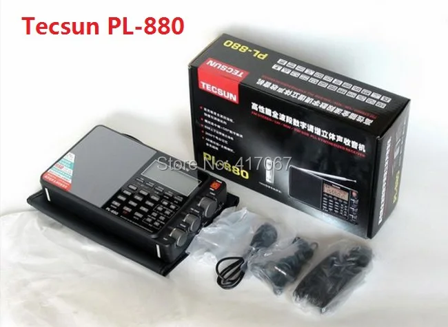 Original TECSUN PL 880 Portable Digital Radio Receiver PLL FM/MW/LW/SW ...