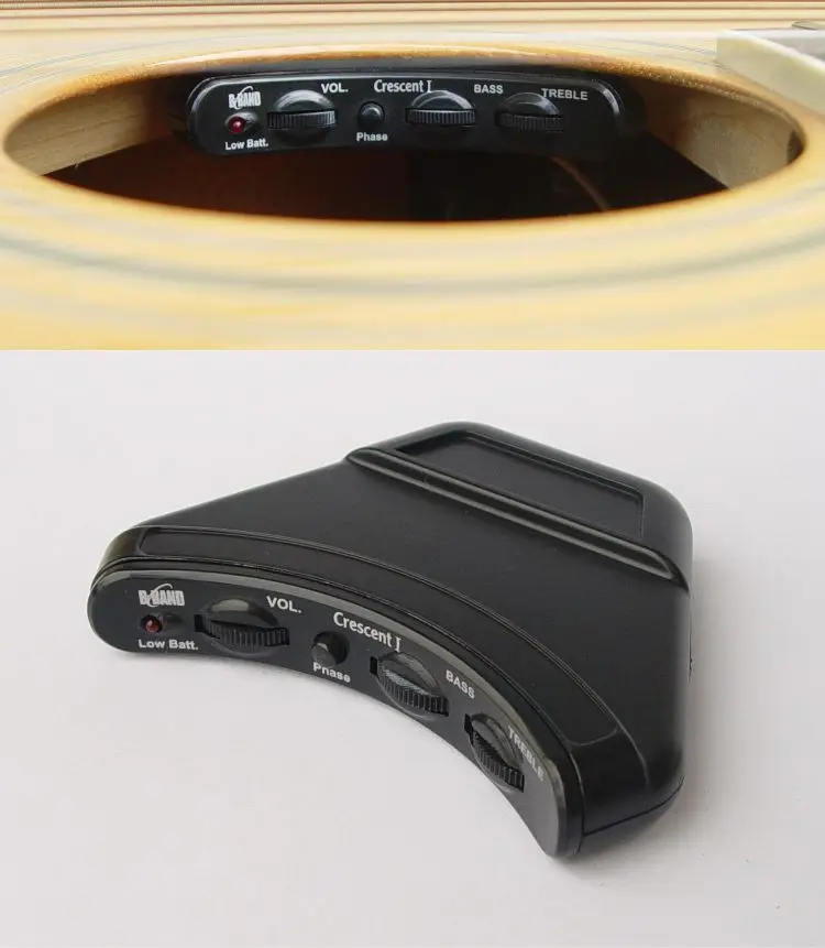 Original B-Band Crescent-I Acoustic Guitar Pickups System with XOM ...