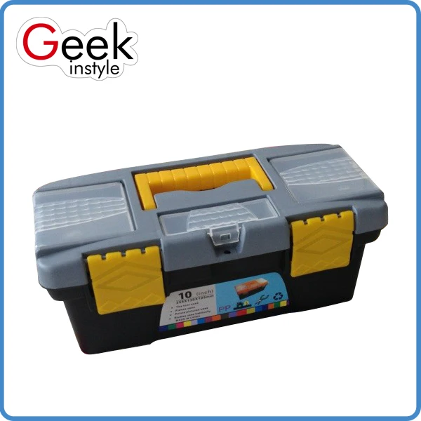 Plastic buckle tool box PP material quality Easy to carry Tool ...