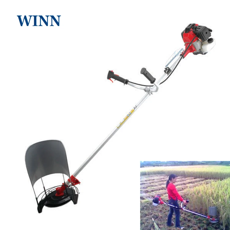 Gasoline Portable Harvester Wheat Rice Sugar Cane Harvesting Machine 4 ...