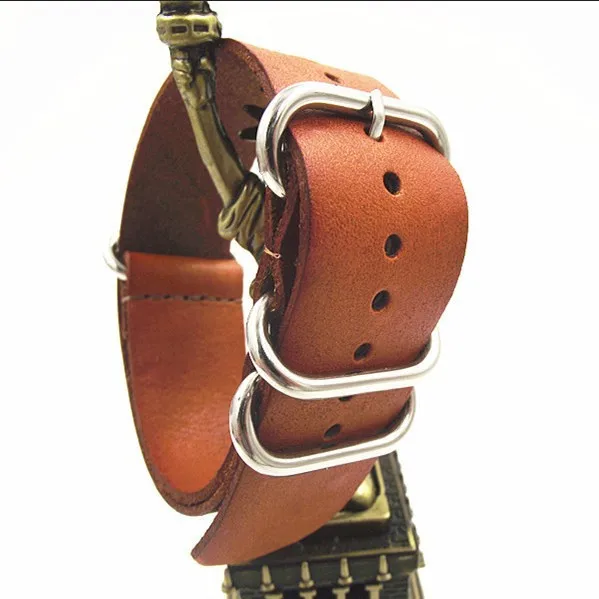 zulu-strap-1PCS-High-quality-22MM-Nato-strap-genuine-leather-Watch-band ...
