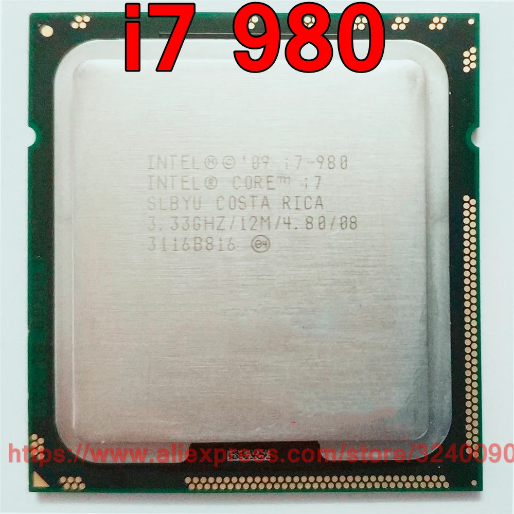 Original Intel CPU Core i7-980 Processor Extreme Edition i7 980 3.33GHz ...