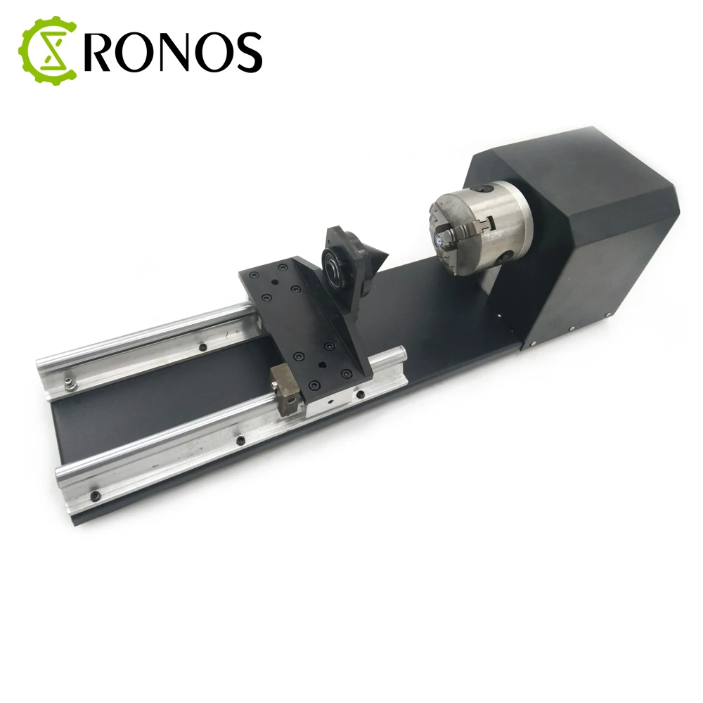 CNC Router Roller Rotation Axis Chuck Rotary with 3 Phase Stepper Motor ...