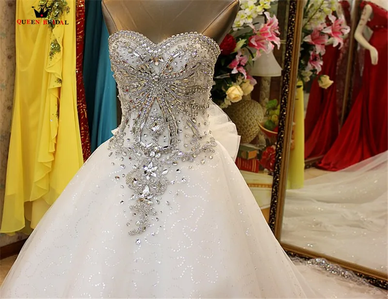 Diamond Corset Wedding Dresses