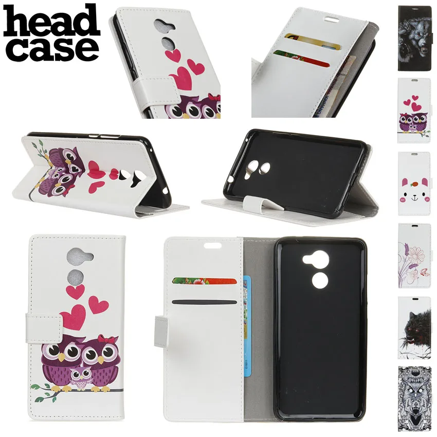 Head Case For Vodafone Smart N8 Case Wallet Style Luxury Leather Cover ...