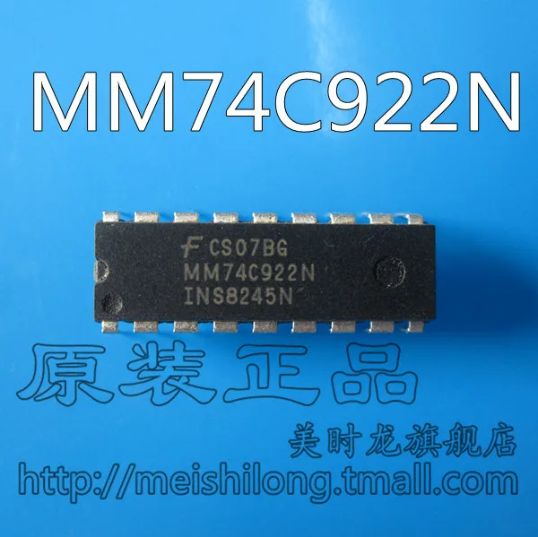 electronics MM74C922N MM74C922 74C922 DIP16 genuine original decuple ...