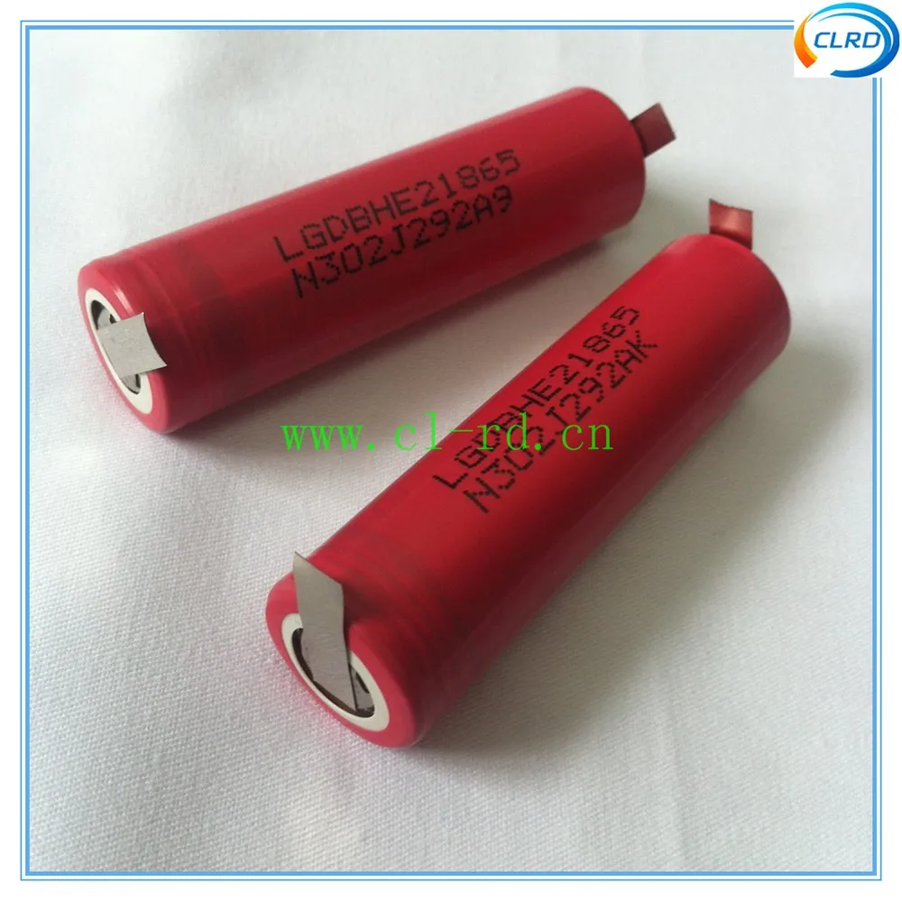 4 개/몫 원래 LG ICR18650 HE2 LGDBHE21865 18650 3.7 볼트 2500 미리암페르하우어 35A 방전 ...