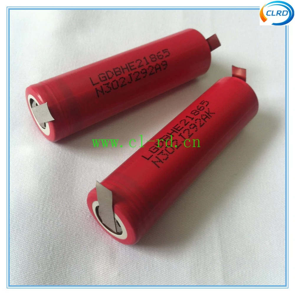 4 개/몫 원래 LG ICR18650 HE2 LGDBHE21865 18650 3.7 볼트 2500 미리암페르하우어 35A 방전 ...