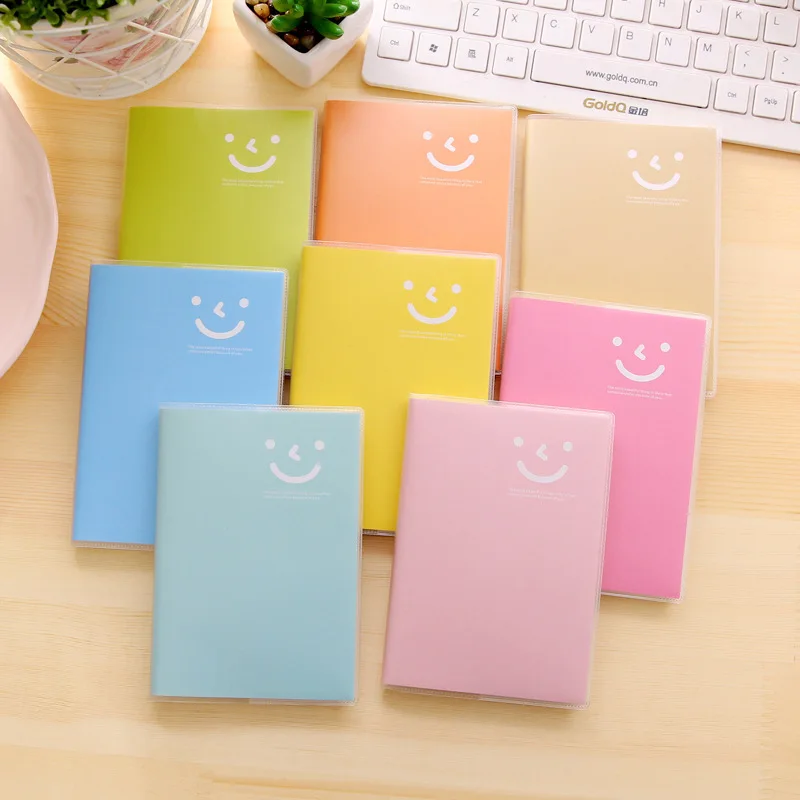 Kawaii Korea Stationery Smile Candy Color Notebook Cute Colorful ...