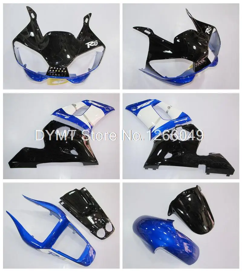 Body Kits 00 01 YZF R6 YZF600 R6 Carenagens de Plástico 00 01 YZF600 R6 ...