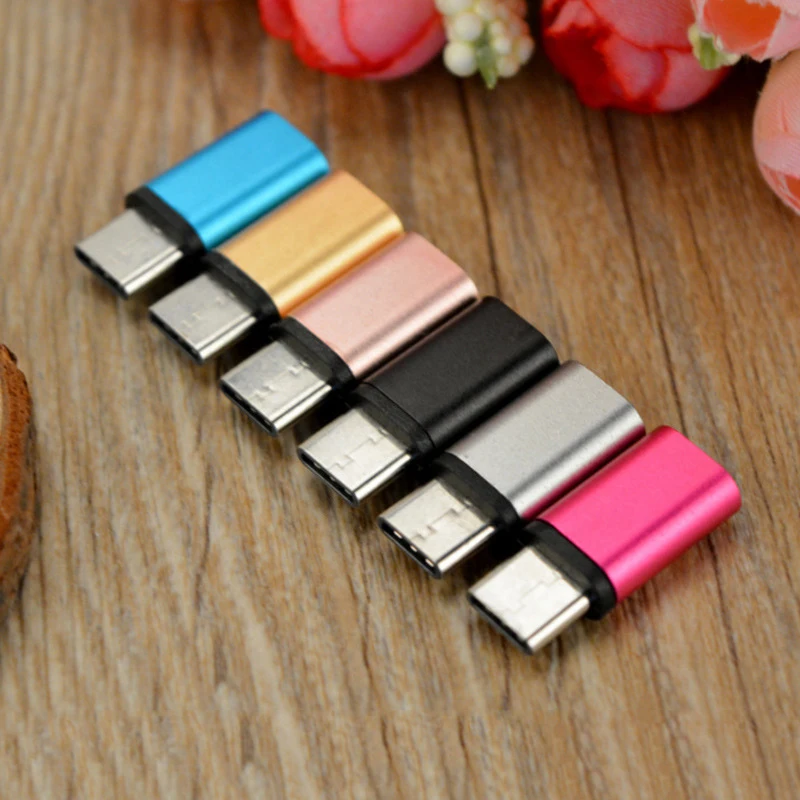 Thbelieve Mental USB C Adapter Mini Mobile Phone Adaptors Female Micro ...