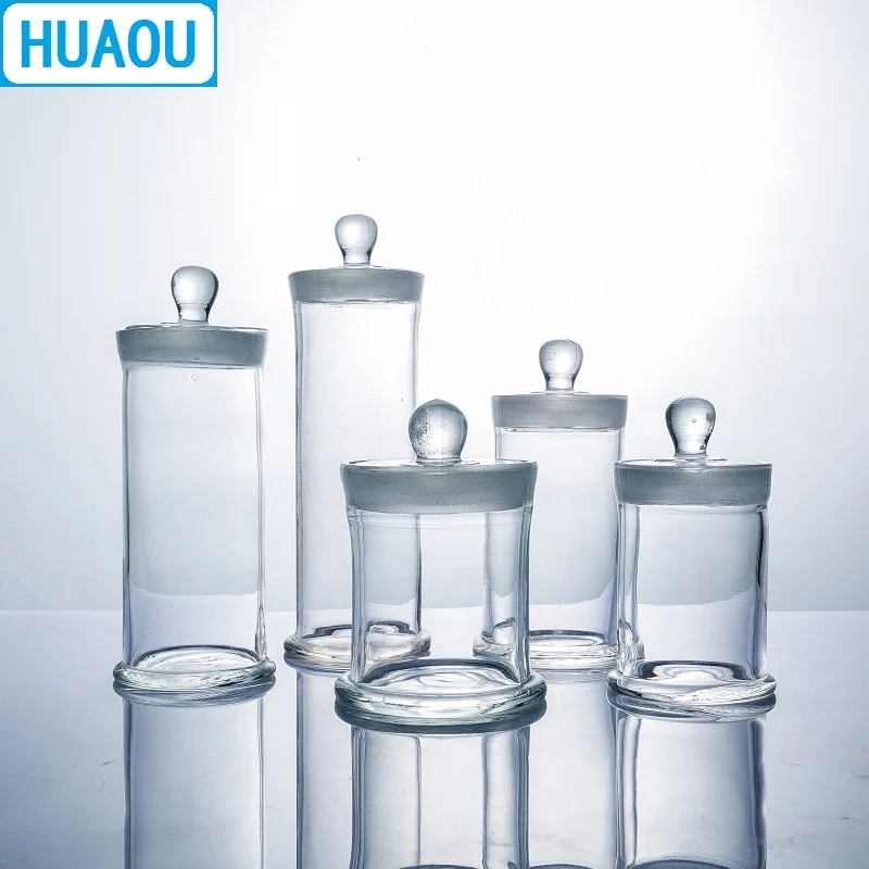 Generic Huaou 90*90mm Specimen Jar With Knob And Ground-In Gl Sper ...