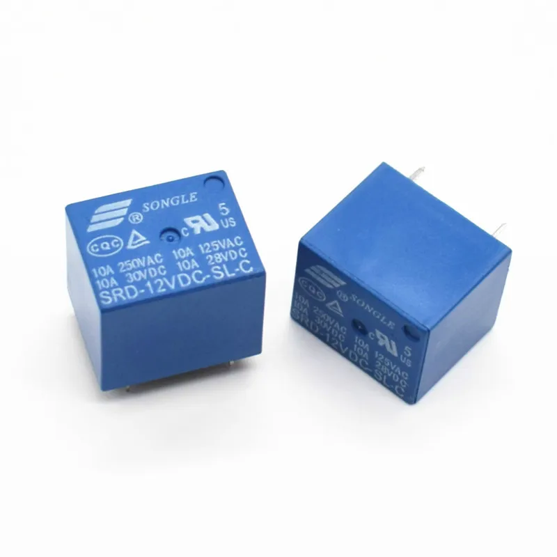 Installation électrique Bricolage 1 X RELE RELAY 10A 12V DC SRD-12VDC ...