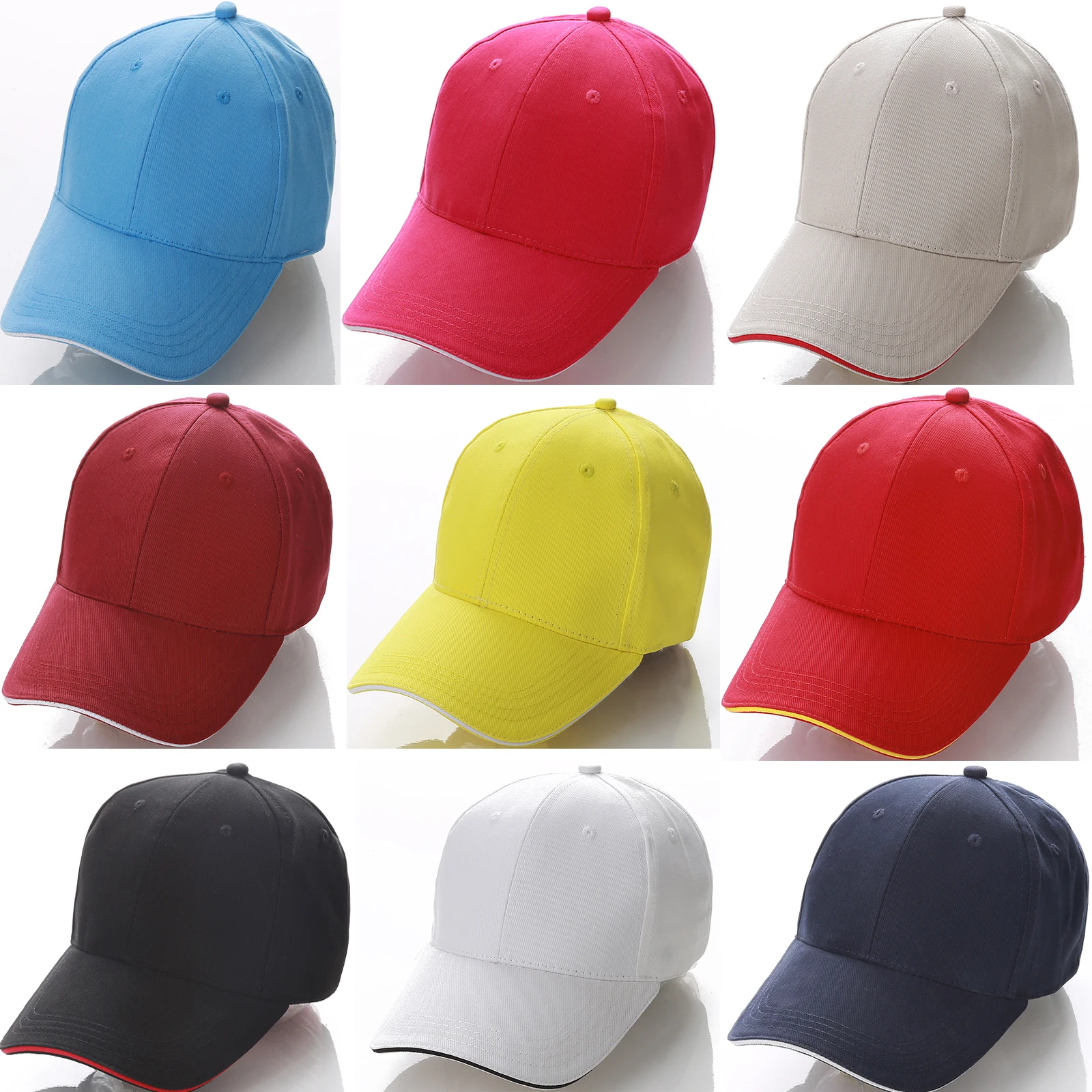 Summer Style Hip Hop Baseball Cap Men Women Ball Caps Breathable Team ...