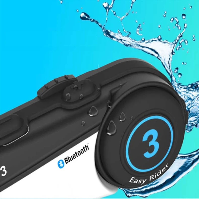 Wireless Multi functional BT Way Intercom Bluetooth Motorcycle Helmet ...