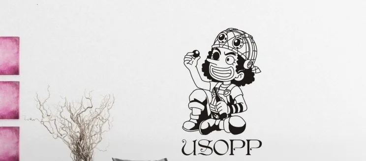 Usopp Wall Sticker | Free Shipping Worldwide ! | One Piece Fan Shop