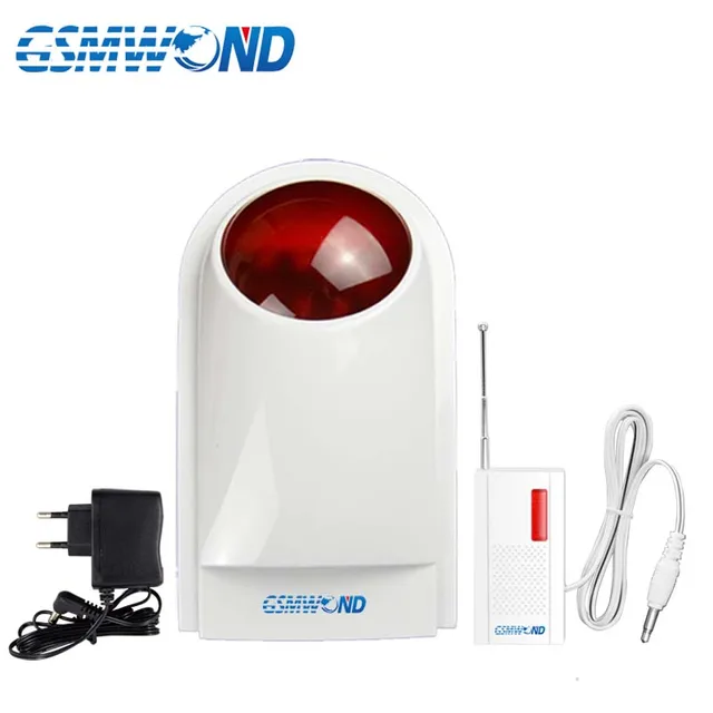 New Earykong 433MHz Wireless Strobe Siren For Home burglar alarm system ...