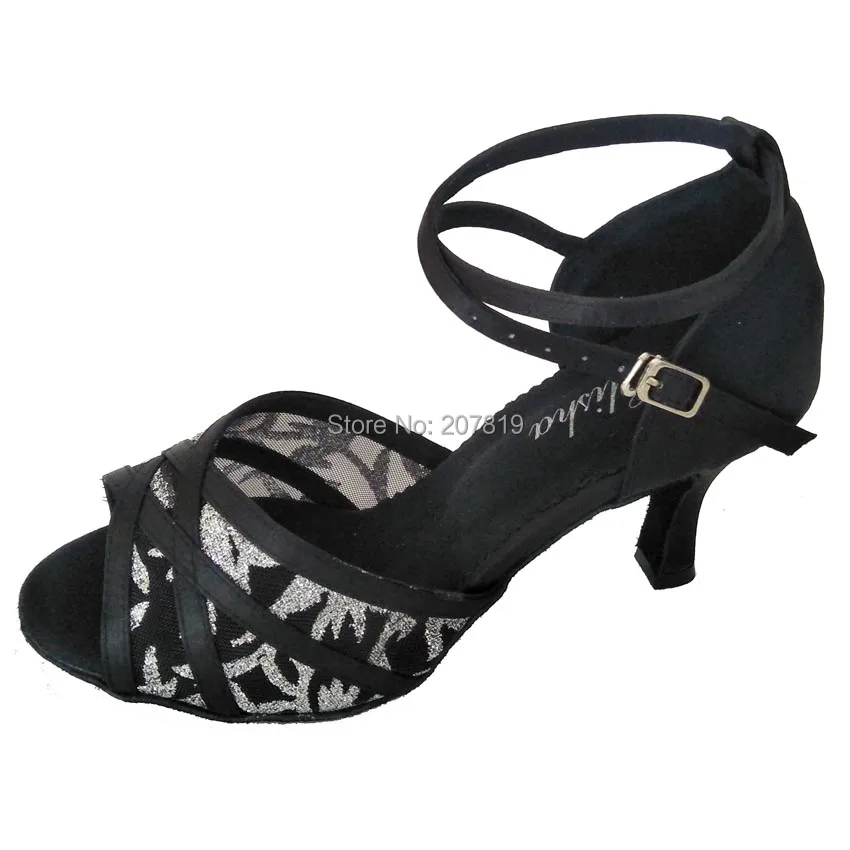 Elisha Dance Shoe Women's Customized Heel Salsa Latin Shoes Dance ...