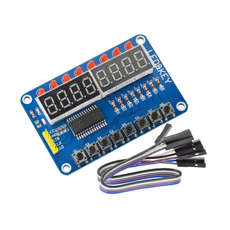 Thinary Electronic Tm1638 8-bit Digital Display Module For Avr Arduino ...