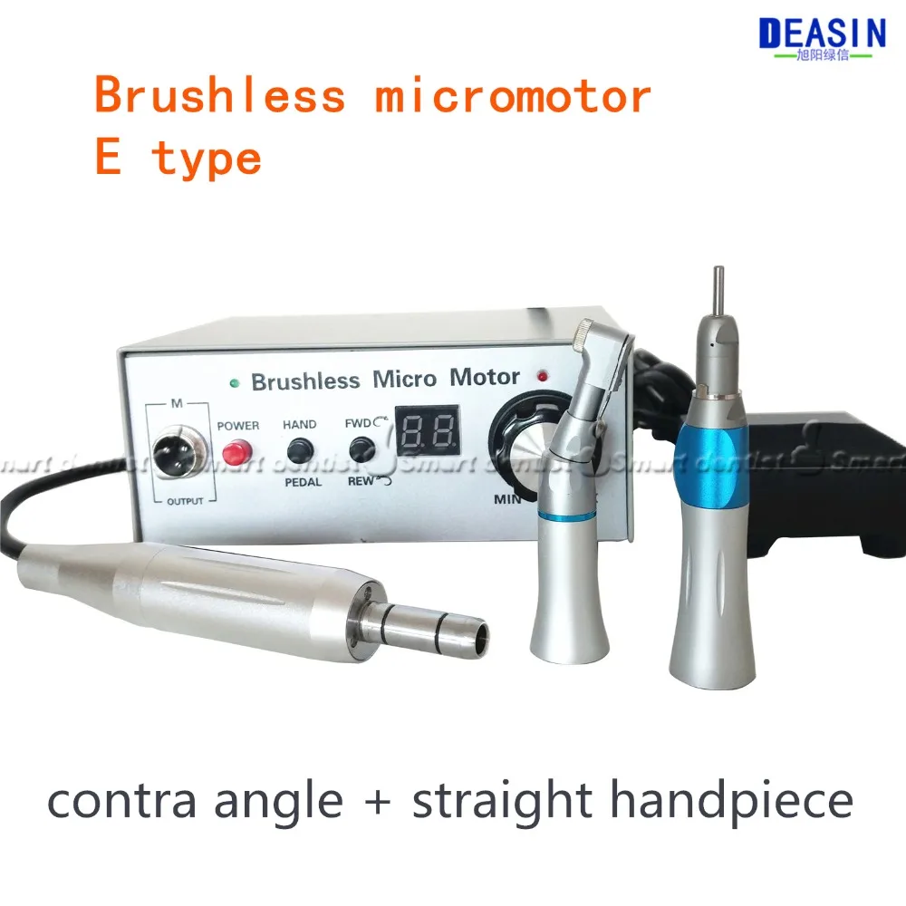 Dental 50000 RPM Brushless Micromotor Polishing Unit With Contra Angle ...