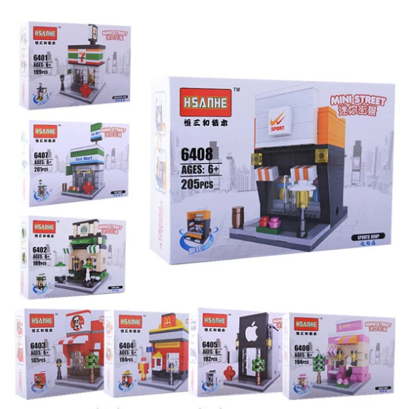 Slide Mini Street Scene 3D Model Retail Store Shop Miniature City ...