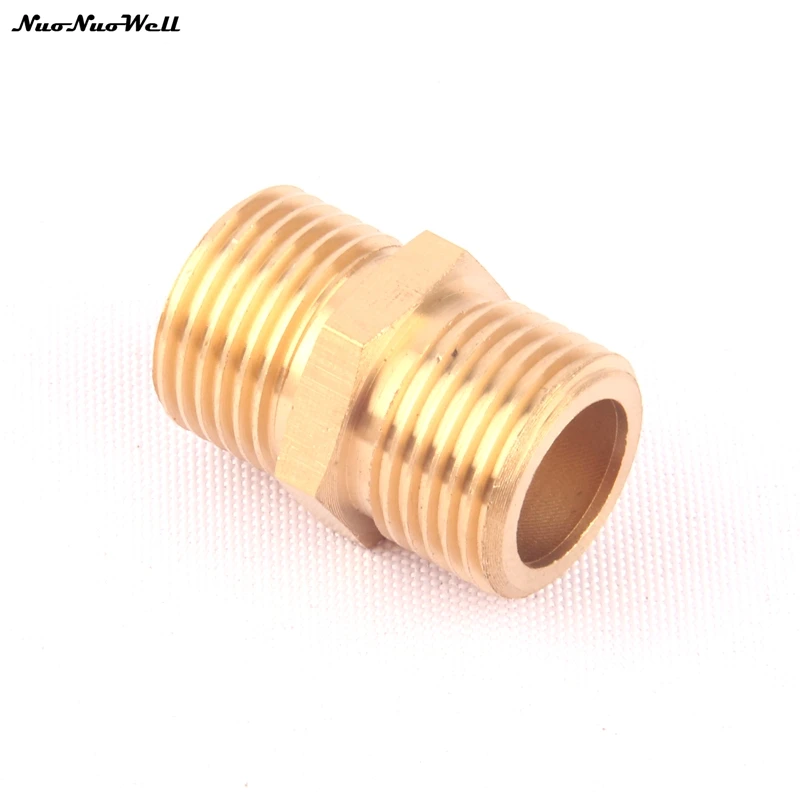Male Thread 1/2 Inch Copper Connector Thicken Threaded Nipple Garden ...
