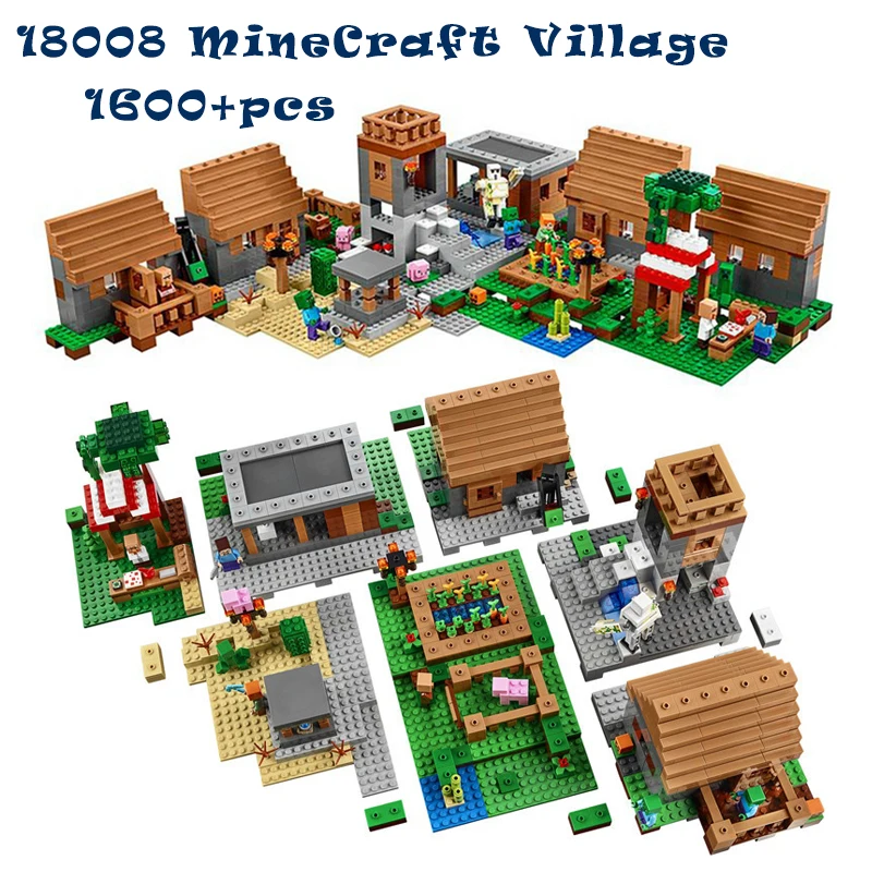LEPIN 1600+pcs Model building kits compatible with lego my worlds ...