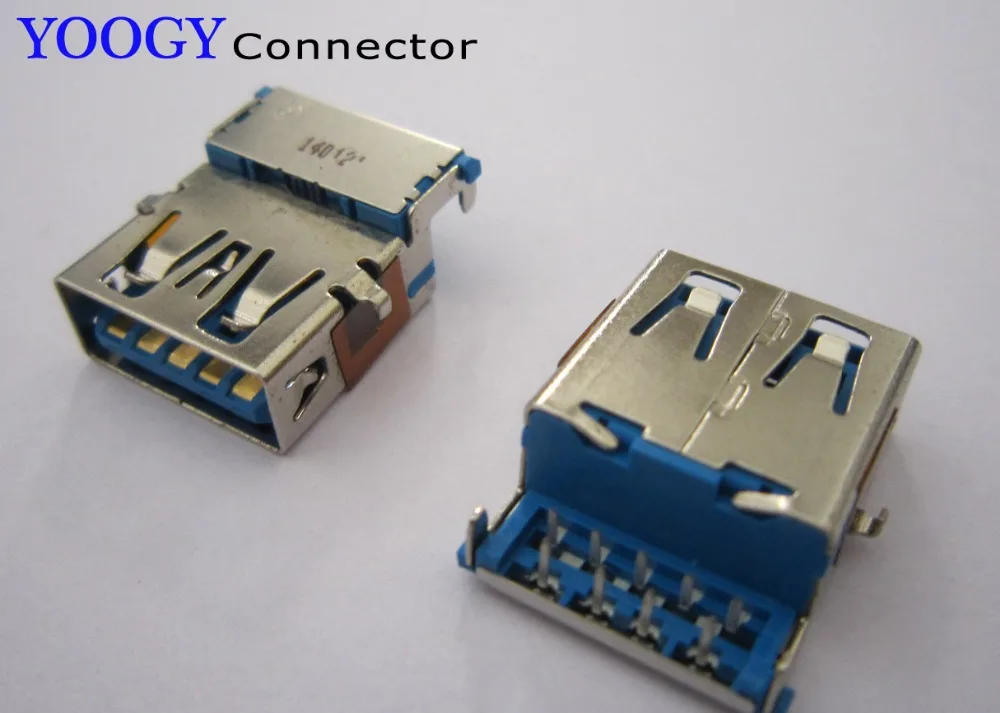 Conector hembra USB 3,0 para ordenador portátil, placa base compatible ...