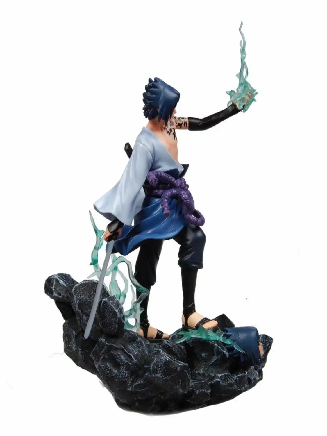 1/6 Anime Statue NARUTO Uchiha Sasuke Changeable Head Full-Length ...