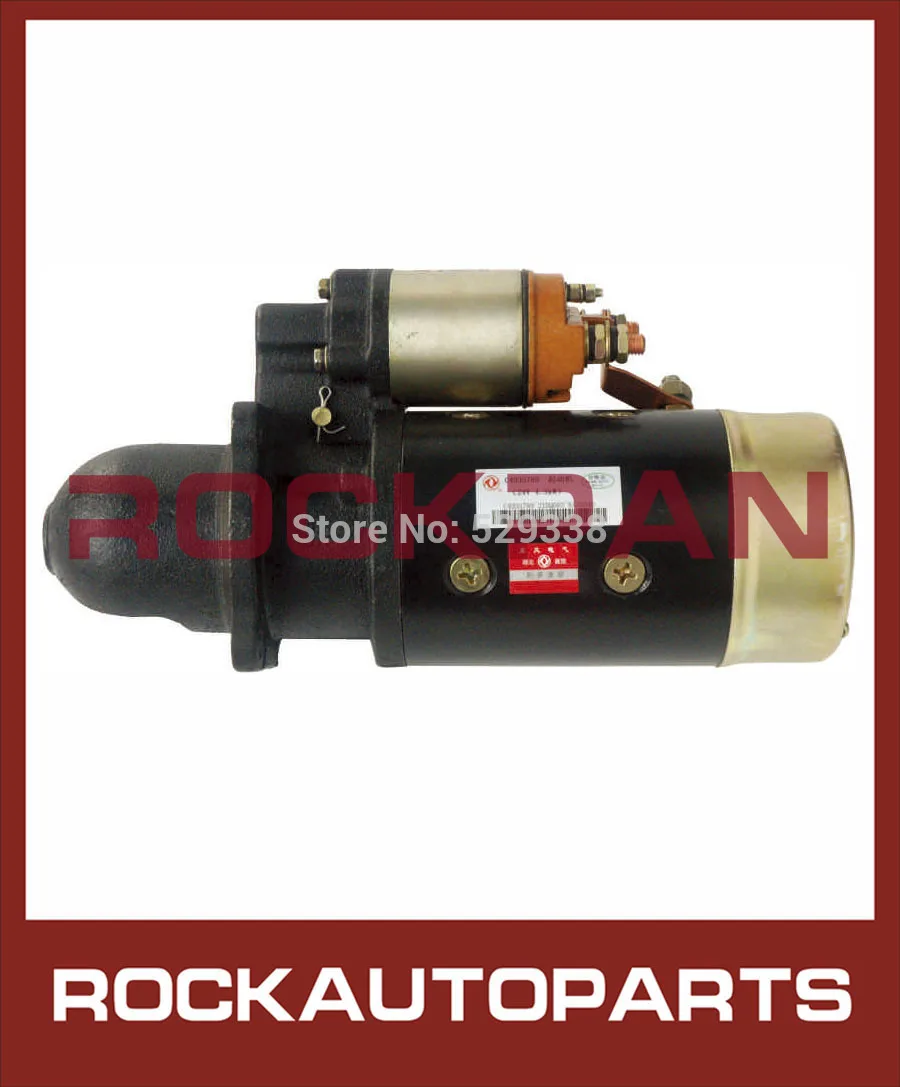 6BT ENGINE AUTO STARTER MOTOR C4935789 3708N 010 24V 4.5KW FOR DONGFENG ...