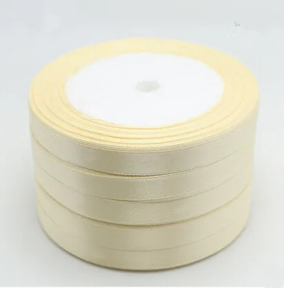 Beige ribbons 125 yards 3/8" gift party wedding festival decoration ...