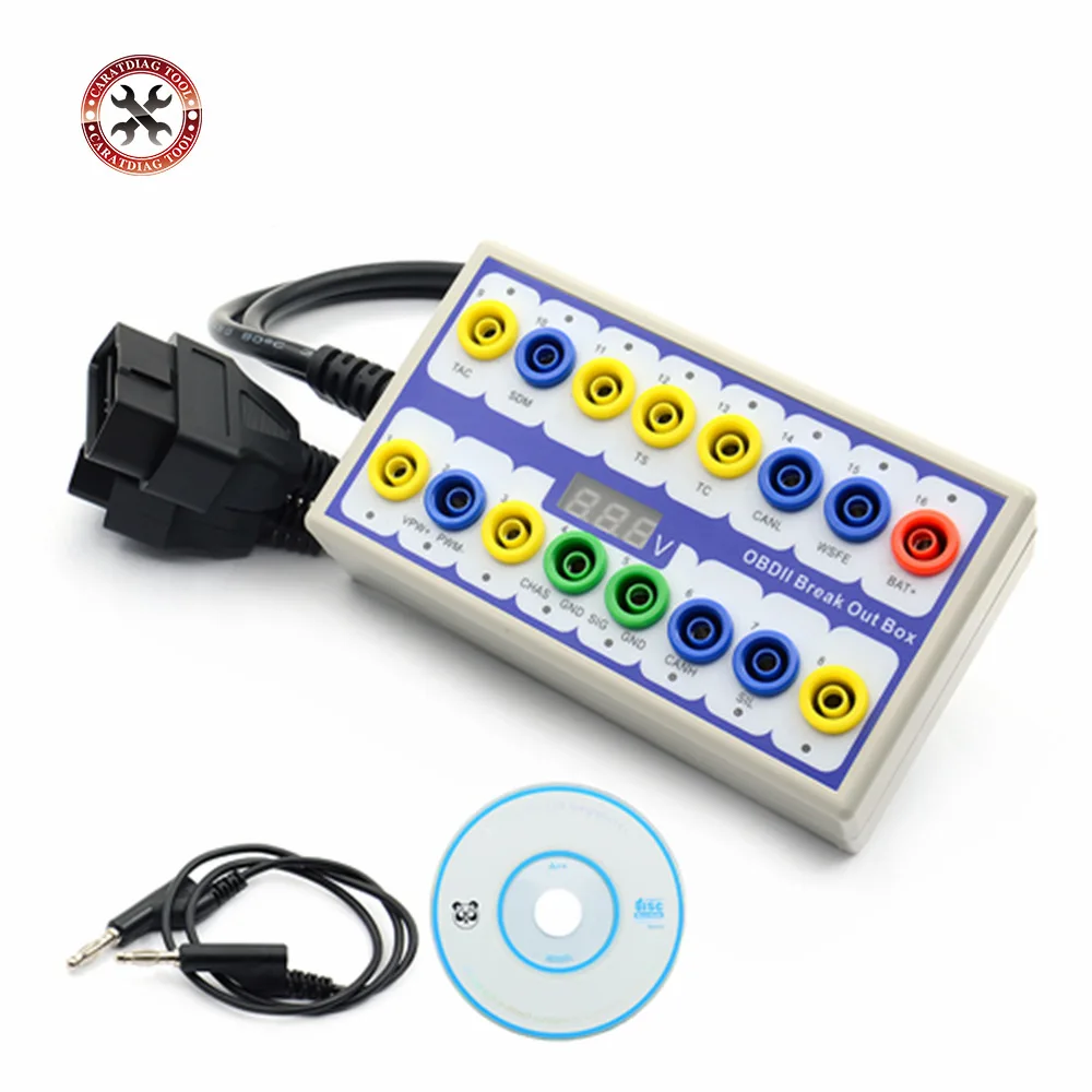 Obd2 Breakout Box Car Obdii Break Out Box Car Protocol Detector Auto ...
