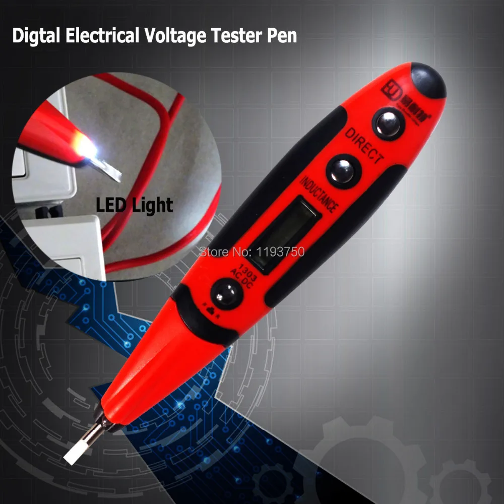 Multi Functional Digtal Electrical Voltage Tester Pen AC Tester with ...