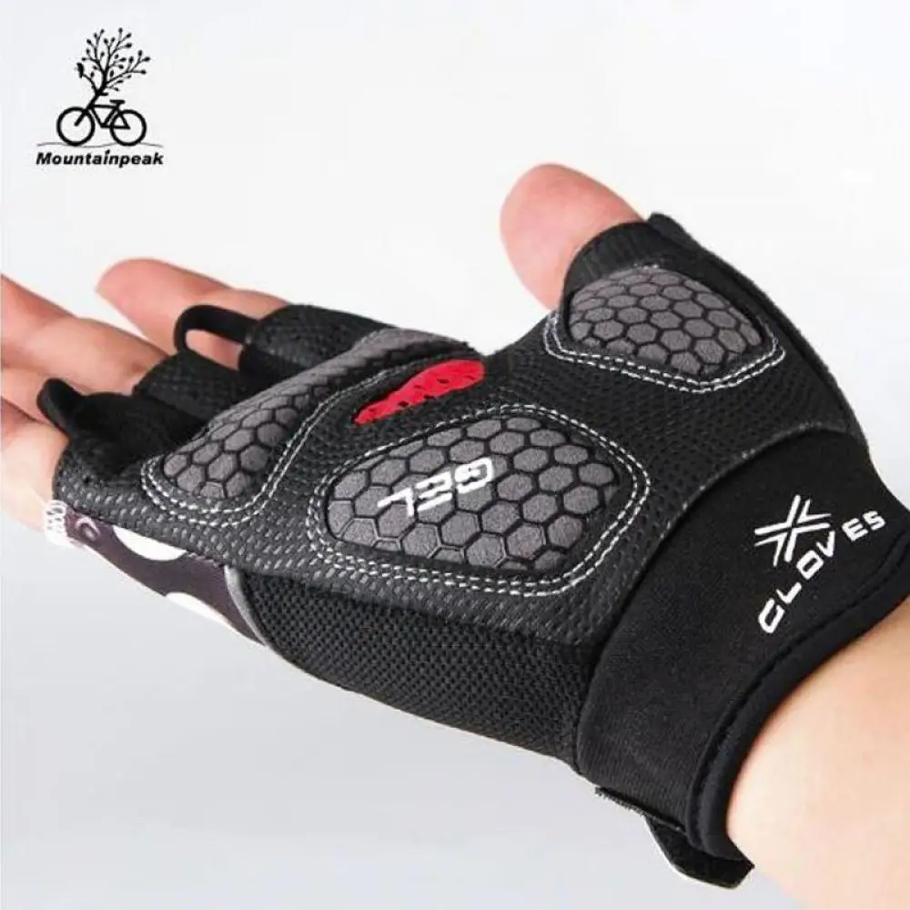 Летние велосипедные перчатки с открытыми пальцами гелевые спортивные ...