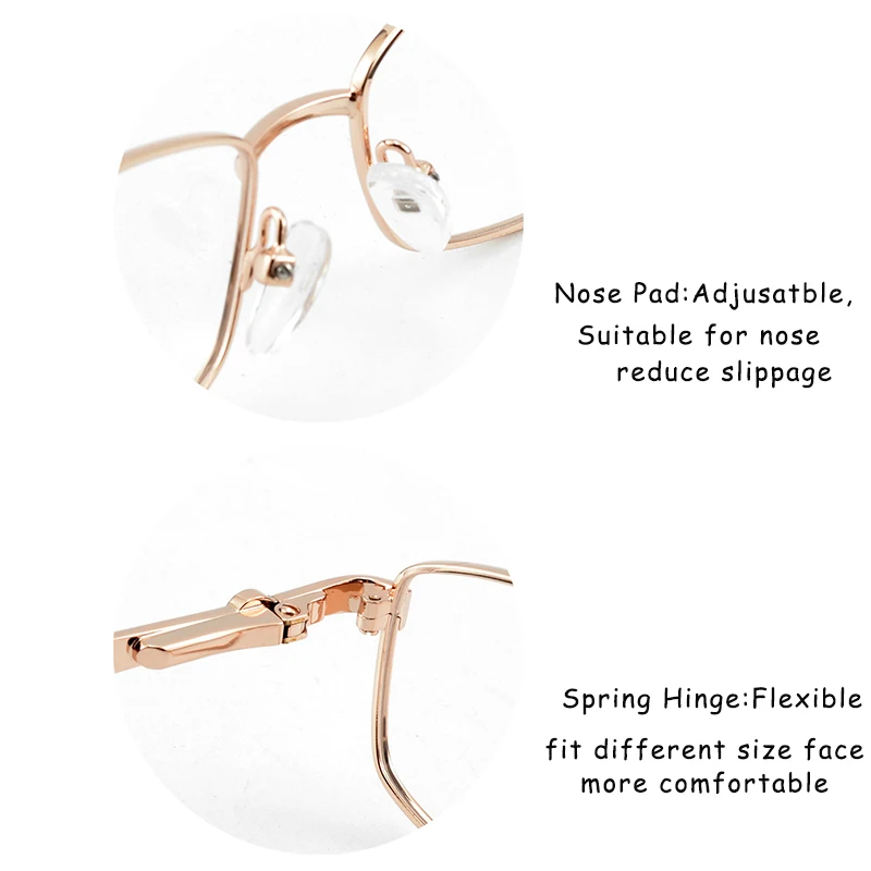 Kirka Women Glasses Frame Optical Myopia Glasses Metal Eyeglass Frames ...