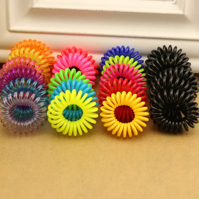 30pieces/pack 32mm , hair accessories high elastic candy transparent ...