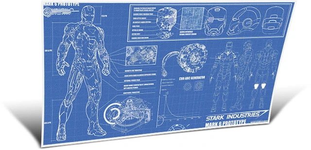 Real Iron Man Blueprints