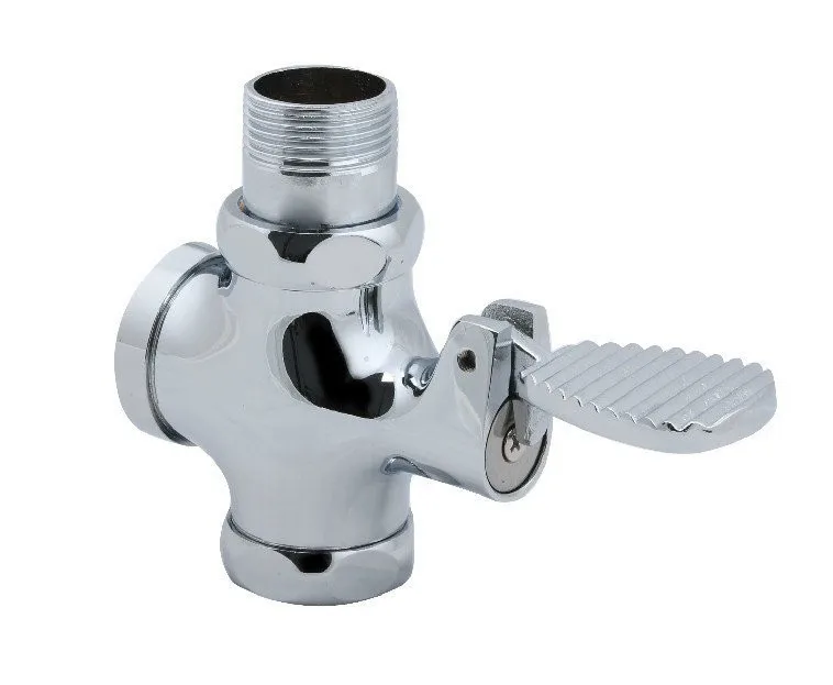 Foot flush valve / full copper pedal / Pissing urinals flushing valve ...