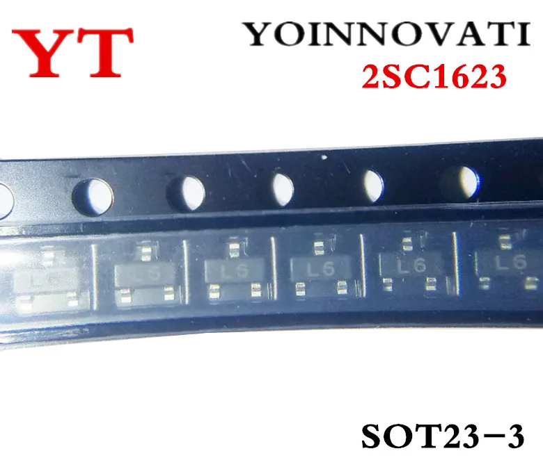 무료 배송 100 개/몫 2sc1623 sc1623 1623 l6 ic sot 23 최고의 품질.|반도체 집적회로 ...
