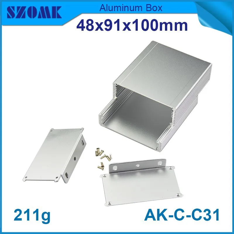 10 pcs/lot metal box enclosure or metal project box aluminium box diy ...