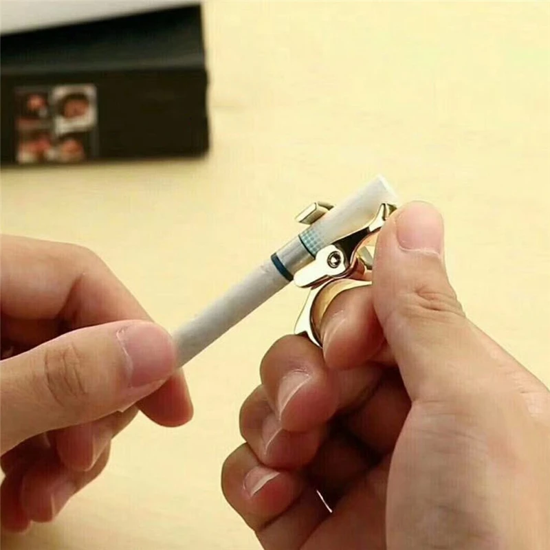 Clip de acero inoxidable duradero para fumar, soporte para cigarrillos ...