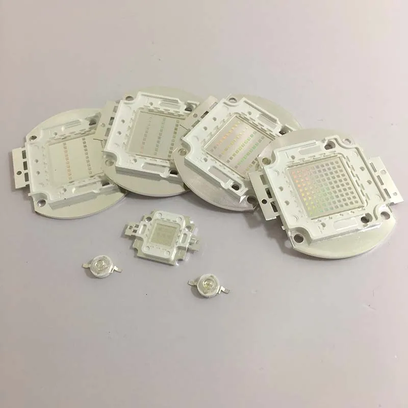 10/個 490 500nm LED シアンブルー 1 ワット 3 ワットグレースブルー BRICOLAGE COB led アイスブルー高 ...