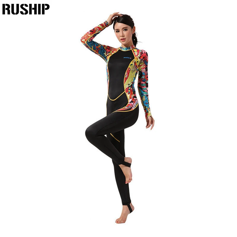 Hisea Hooded ดำน้ำ Full Body Rash Guards ผ้า Lycra Surfing ชุดดำน้ำ ...