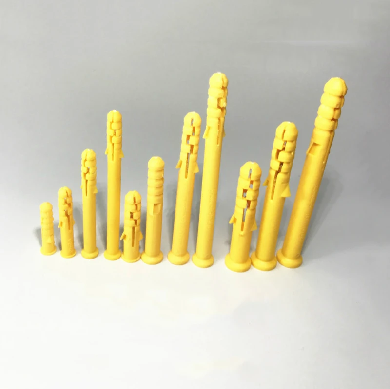 Expansive tube 6/8/10mm Ribbed Plastic Anchor Wall Plastic Expansion ...