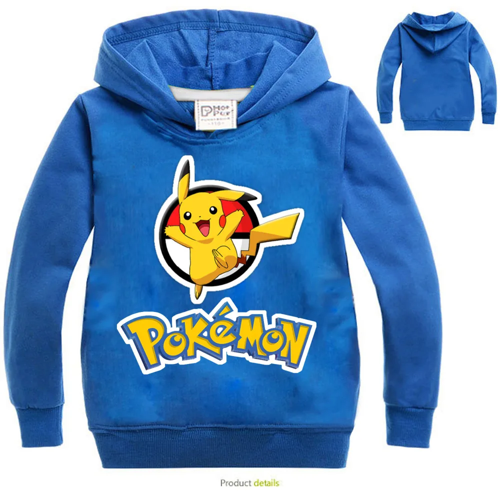 Hot sale The new 2016 children coat boys and girls Pokemon Go Pokemon ...