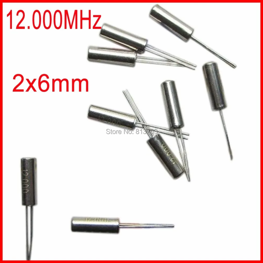 12MHz 12M Hz 12.000MHz Crystal Oscillator 2x6mm|crystal owl|crystal ...