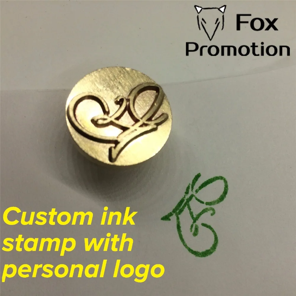 Aliexpress.com : Buy Customize Ink Brass stamp with Your Logo,New Big ...