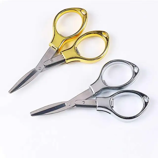 Mini Small Stainless Steel Fold Scissor Pocket Tool Utility Gadget ...