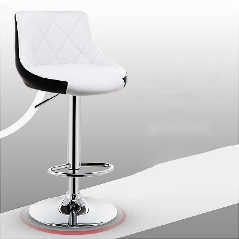 Modern Simple Bar Chair Lifted Rotated Coffee Shop Stool Multi function ...